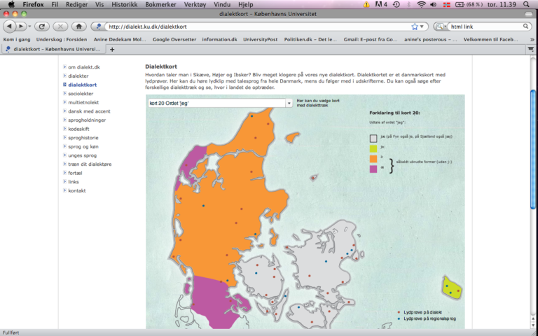 Listen to strange Danish dialects