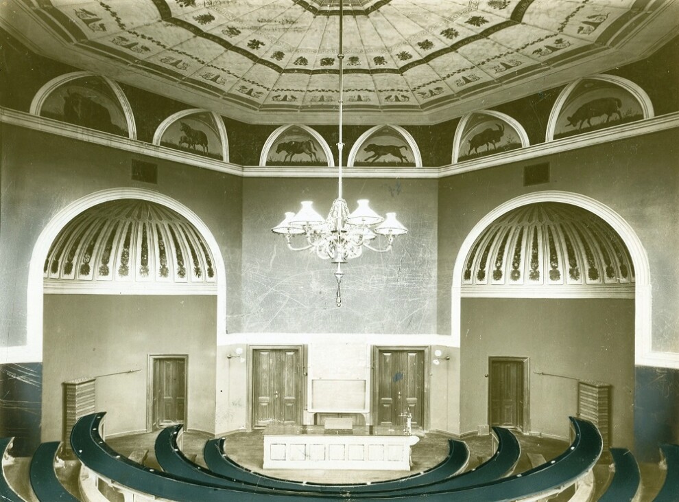 Old lecture hall on Frederiksberg campus — historical pictures of the ...